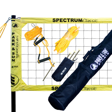 Megaform Beach-Volleyball Netzanlage Spectrum Classic Beach-Netzanlage mobil gelb günstig kaufen ...